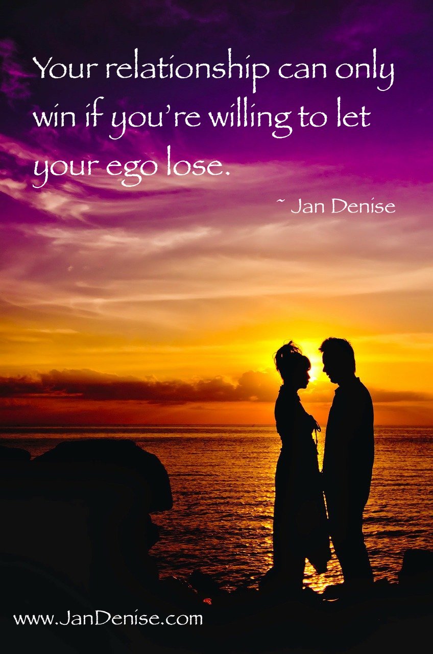 Your ego can’t win without defeating your relationship
